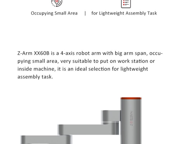 4-Axis Robot Arm with Linear Speed 2000mm/s | HITBOT