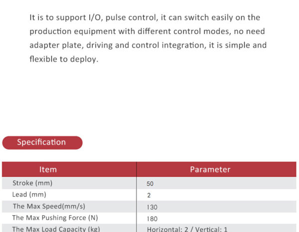Small Electric Linear Actuator With Programming Software