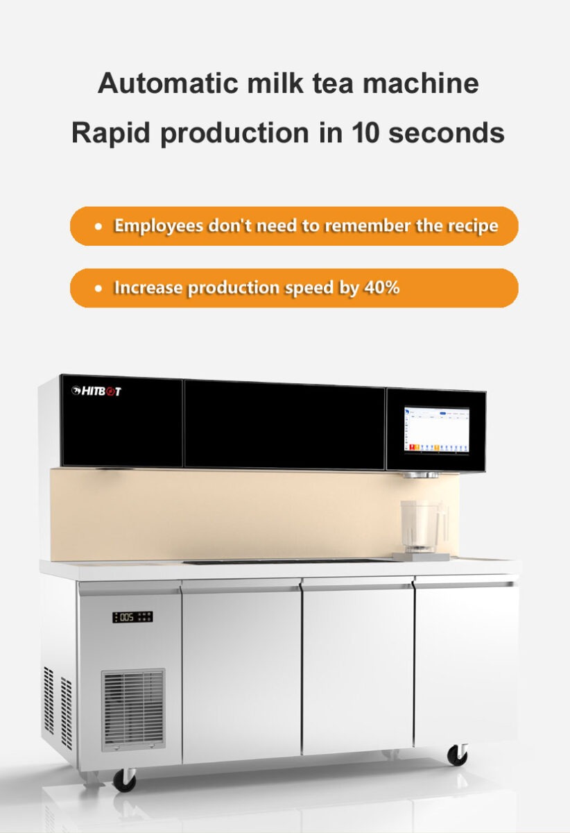 Milk tea machine Hitbot newly developed device